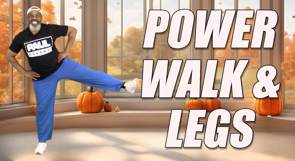 Power Walk with Toning Legs | Low Impact Workout | 27 Min | No Equipme ...