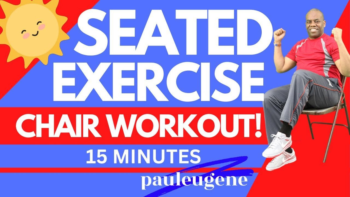 15 Minute Easy Seated Chair Exercise Workout | Beginner & Senior Frien ...