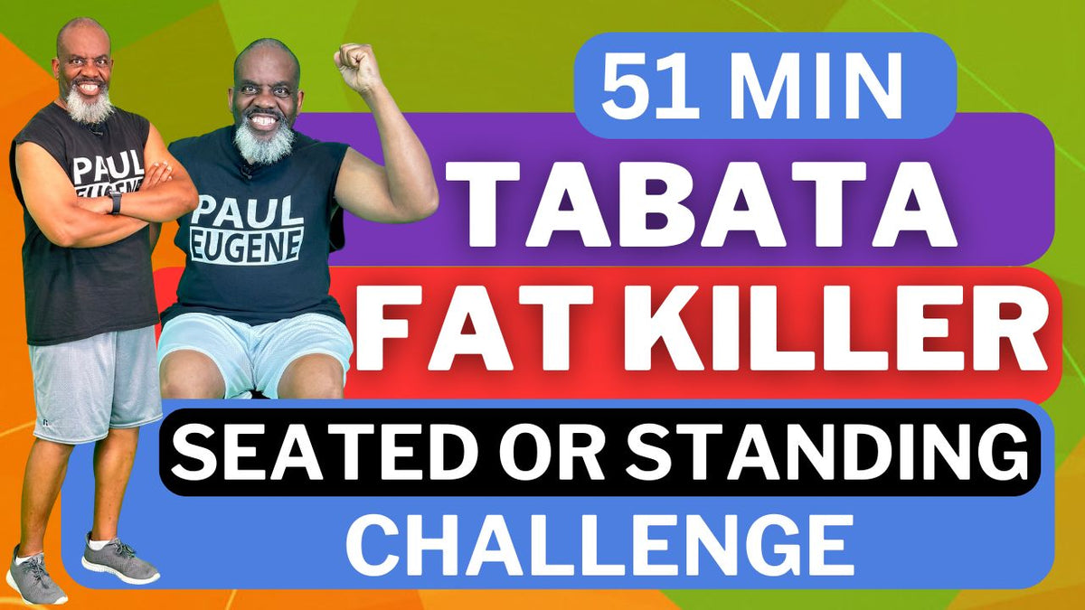 Tabata Fat Killer Seated or Standing Challenge – pauleugenevideos